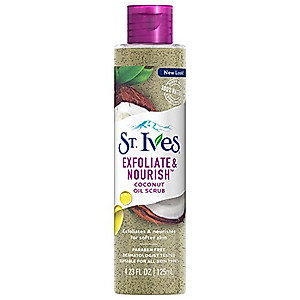St. Ives Exfoliate & Nourish Facial Oil Scrub, Coconut 4.23 oz