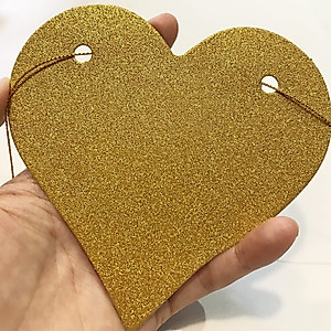 Baby Shower Decorations Gold- Welcome Baby Banner Pre-Strung & Baby Shower Photo Banner for Girls or Boys Baby Shower Gender Reveal Party Decor Supplies Baby Party Photo Booth Props