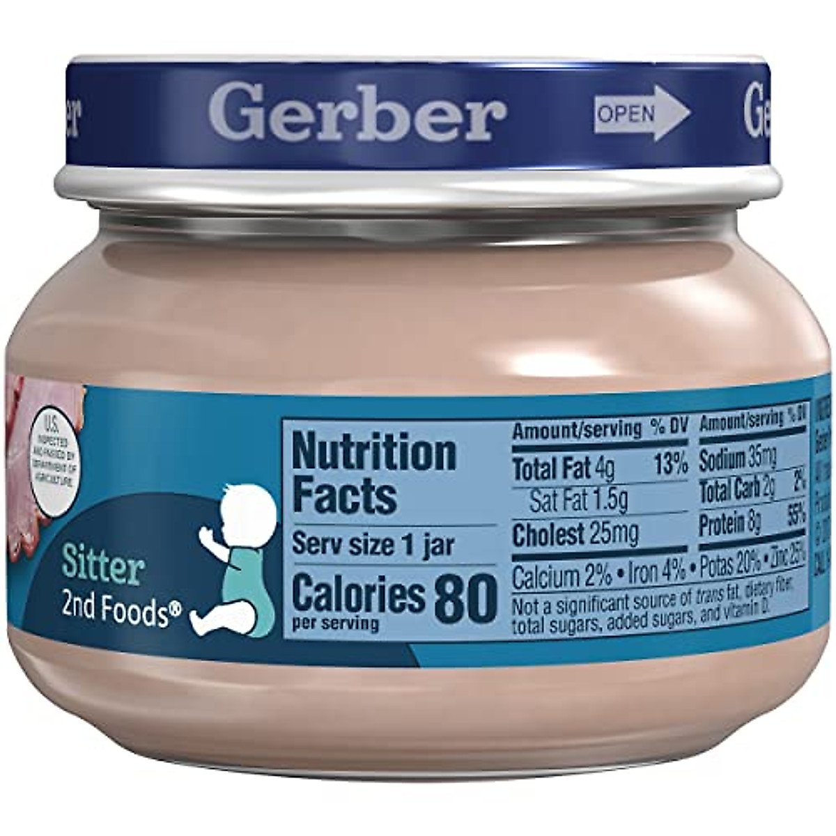Gerber Ham and Ham Gravy, 2.5 Ounce (Pack of 24)