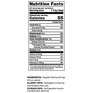 Terrasoul Superfoods Organic Smyrna Turkish Figs, 2 Lbs - No Added Sugar | Unsulphured | Perfectly Dried