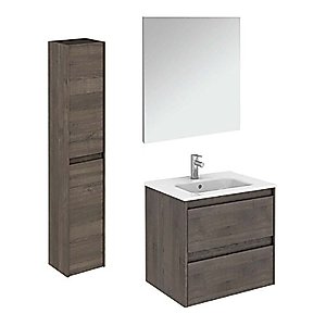 WS Bath Collections 60 Pack 2 SA Ambra Bathroom Vanity, Samara Ash, 3 Each