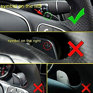 Paddle Shifters for Mercedes Benz 2015-2019 GLS GLA GLE GLE W166 Aluminum-AlloySteering Wheel Paddle Shifter Extension Shift Paddle Blade Red