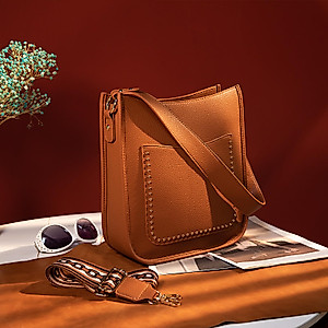 Montana West Purses for Women Small Crossbody Shoulder Bag Lightweight Bucket Bag Classic Shoulder Purse MWC-070ABR