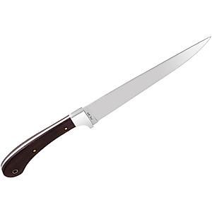 Best fixed knife with Wood Handle - Cool Knives for Indoor and Outdoor Cooking Carving Slicing Cutting - Chopping Meat Turkey Vegetables - Camping Hiking Survival 3286