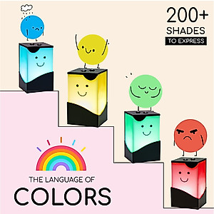 Telepathy Toddlers – Cute Long Distance Lamps for Christmas- Wi-fi enabled LED Touch Lamp, Distance Lights with Zero Subscription, Lifetime Free Connection | Friendship Day & New Year Gifts (Set of 2)