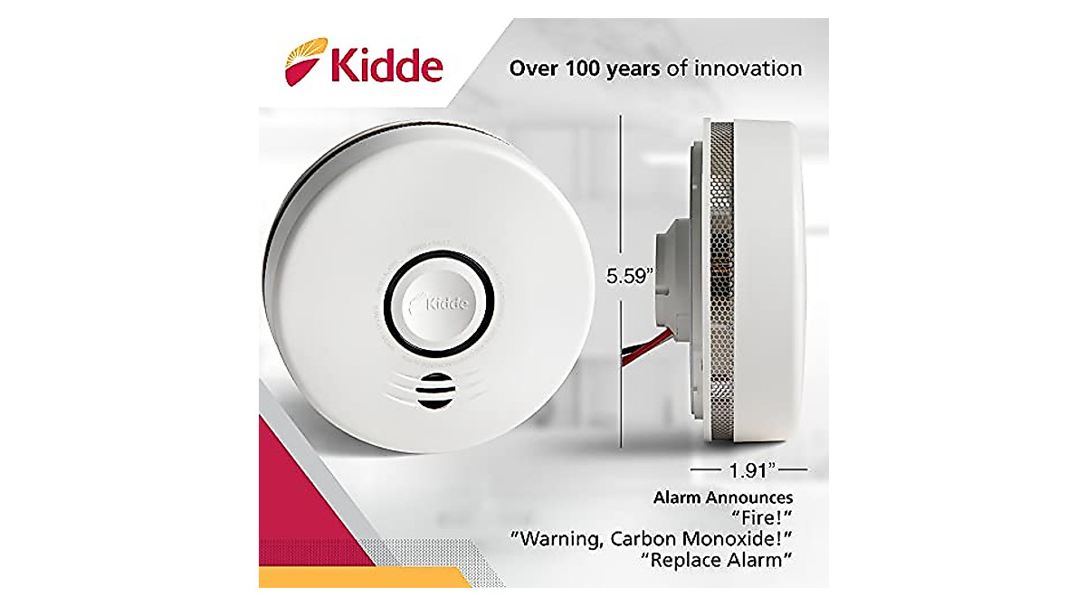 Kidde Wireless Smoke Detector with 10-Year Battery Backup