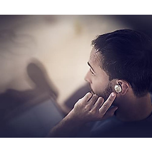 Bang & Olufsen Beoplay EQ - Active Noise Cancelling Wireless In-Ear Earphones with 6 Microphones, up to 20 hours of playtime, Sand