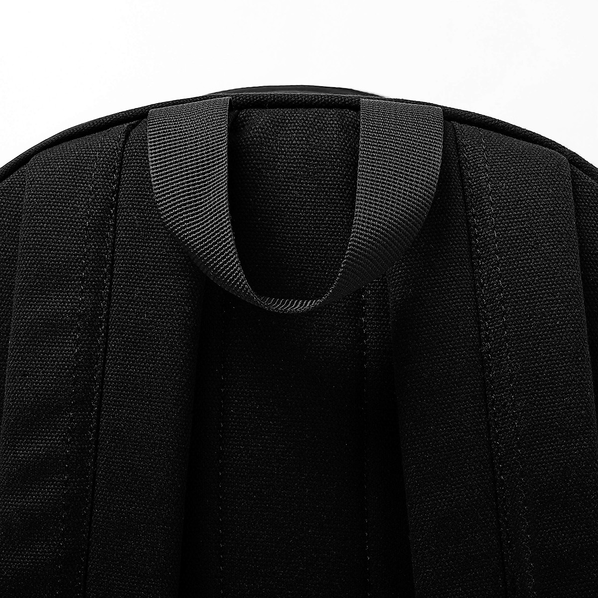 Chrysansmile Canvas Backpack for Women Casual Outdoors College Travel Daypack 15.6 Inch Laptop Backpacks - Black