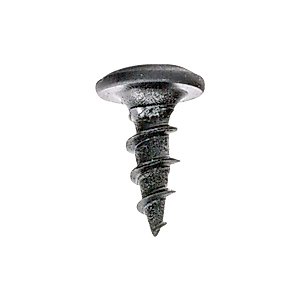 Rok Hardware 100 Pack #8 x 7/16" Deep Coarse Thread Phillips Truss Head Wood Screws Black MDF
