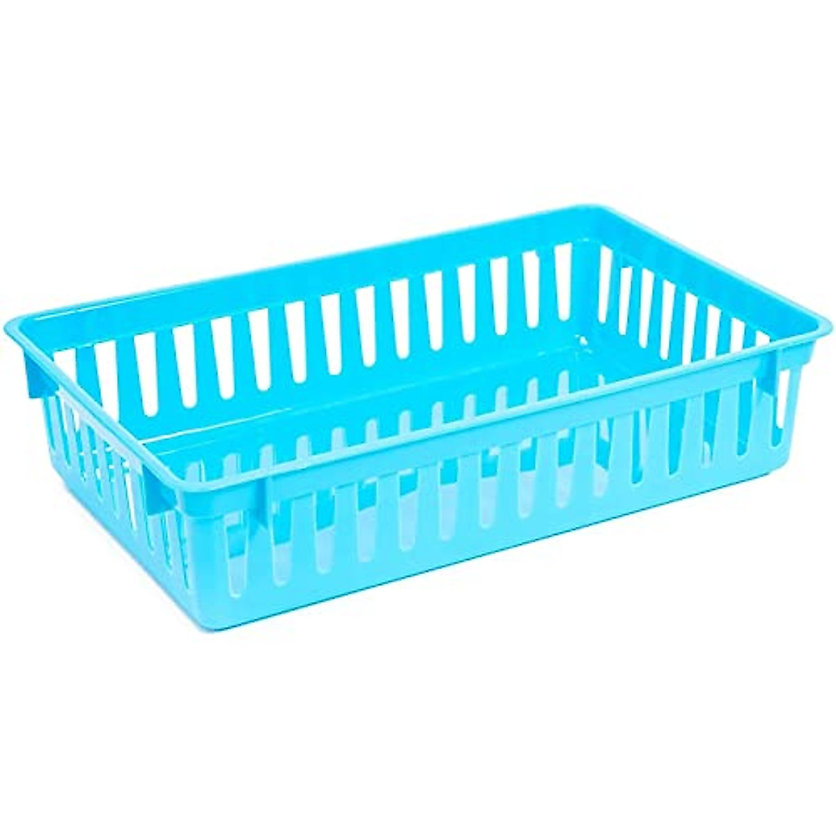 Bright Creations Classroom Storage Bins Baskets, Small Plastic Organizer (10.25 x 6.5 In, 8 Pack)