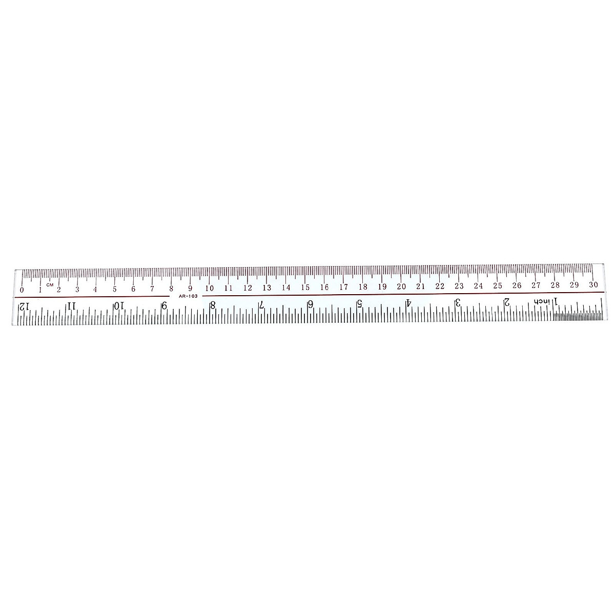 4 PCS Ruler 12 Inch, Ultra Clear Plastic Rulers, Transparent Acrylic Ruler with Inches and Centimeters, Professional 12 Inch Ruler for School, Sewing, Office, Rulers for Kids