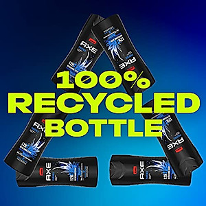 AXE Body Wash Phoenix 12h Refreshing Scent Crushed Mint & Rosemary 4 count Men's Body Wash with 100% Plant-Based Moisturizers 16 oz