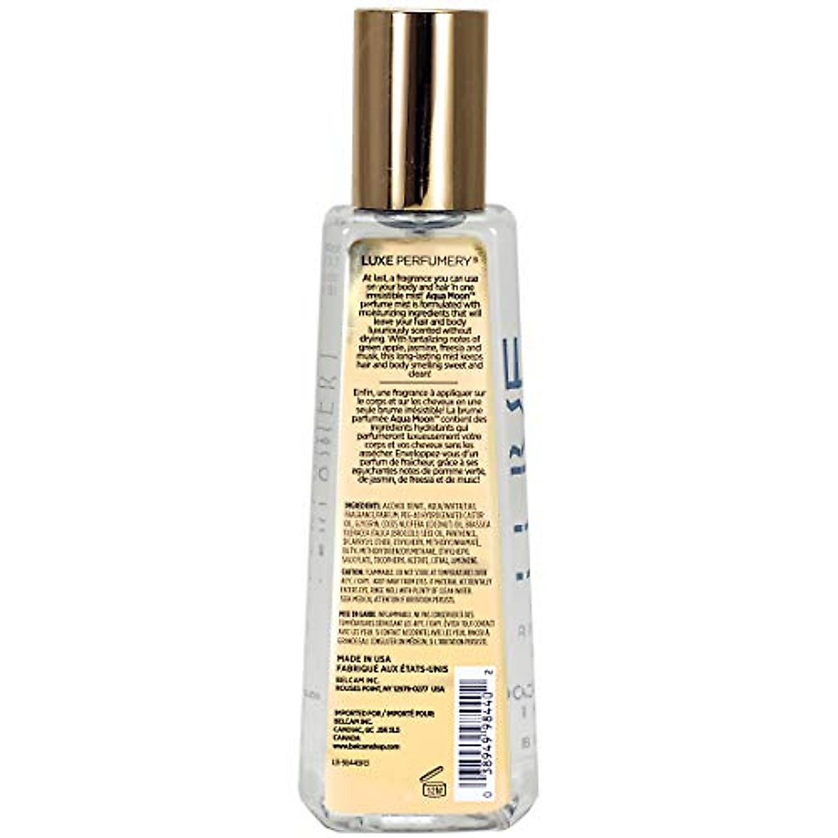 Luxe Perfumery Aqua Moon Hair & Body Perfume Mist, 236 mL