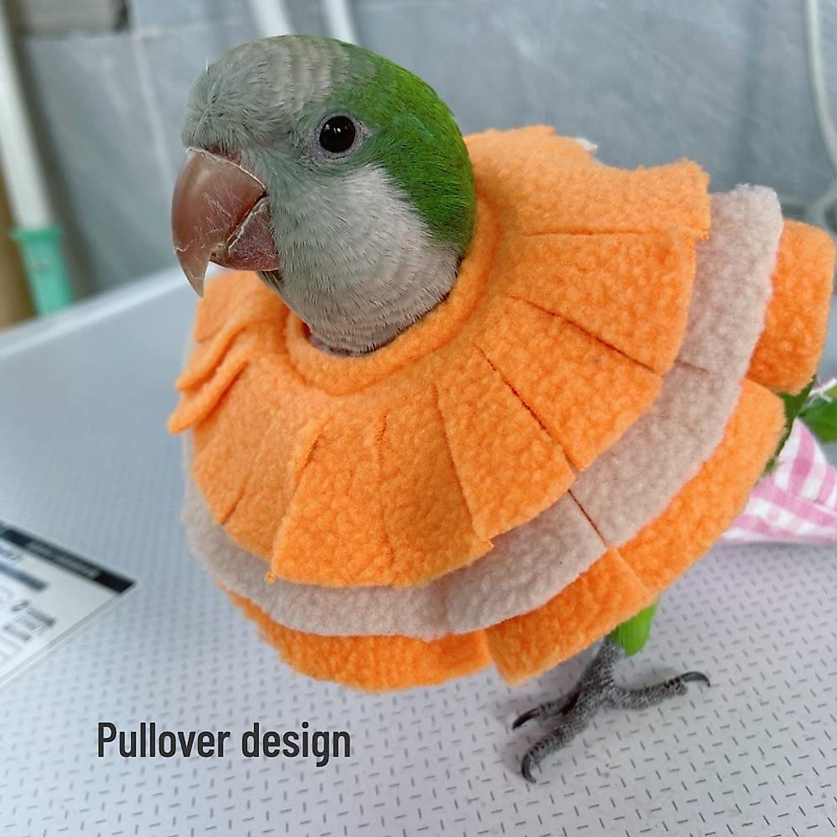 Bird Collar Anti Bite Elizabethan Recovery Cone, Bird Neck Protector for Feather Plucking, Bird Neckwear Full Body Shield for Parakeet Color Randomly (Cockatiel)