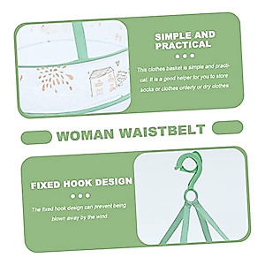 STOBAZA 1pc Clothes Basket Hangers for Clothes Outfit Hangers Makeup Sponges Clothes Dryer Net Mesh Clothes Drying Rack Foldable Sweater Drying Basket Polyester Green Puff Drying Net Flat