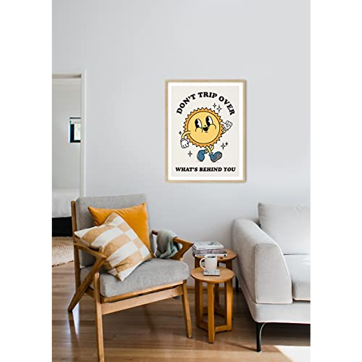 Retro Poster Wall Art, Aesthetic Posters, Trendy Room Decor for Bedroom Aesthetic, Cute Room Decor, Vintage Art Nostalgia poster for room aesthetic (12x16 inches)