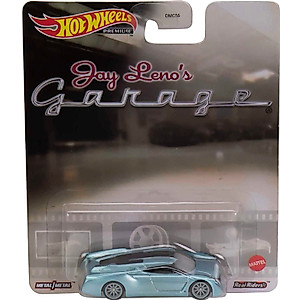 Hot Wheels Premium Toy Car, 1:64 Scale Die-Cast Eco-Jet from Jay Leno's Garage, Collectable Vehicle