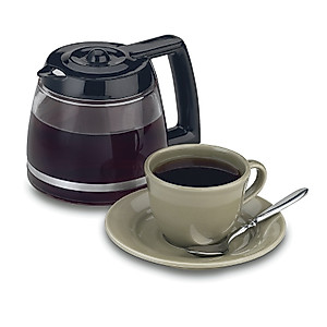 Cuisinart 12-Cup Programmable Coffeemaker + Melitta #4 Cone Coffee Filters, 100 Count (6 Packs, 600 Total Filters)