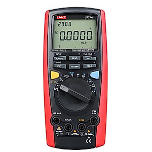 UNI-T Portable Digital Intelligent Multimeters UT71A True RMS Measurement DC Voltage (V) AC Voltage (V) DC Current (A) AC Current (A) Resistance (Ω) Capacitance (F) Frequency (Hz)