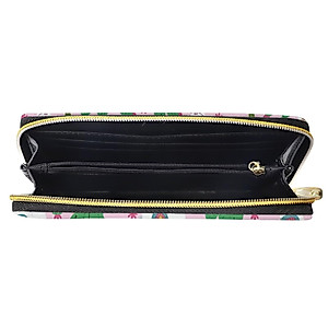 Mumeson Women RFID PU Leather Zip Around Wallet Corgi Print Clutch Travel Purse