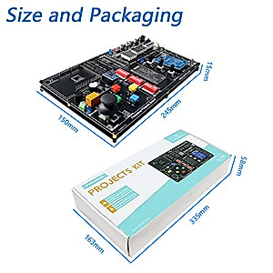 Freenove Projects Kit with Control Board V4 (Compatible with Arduino IDE), 238-Page Detailed Tutorials, 46 Projects, No Soldering, Simple Wiring