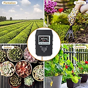 3-in-1 Soil Garden Plant PH Water Light Testing Monitor Moisture Meter Tester
