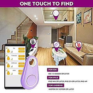 Smart Tracker 4 Pack, Key Finder Locator Wireless Anti Lost Alarm Sensor Device Remote Finder, for Kids Locating Phone Keys Wallets Luggage Item Finder