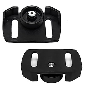 UOIENRT 490-241-0038 Universal Roller Wheel Skid Slide Shoes Replacement for MTD MTD Pro Troy-Bilt Yard Man Snow Blower (2 Pack)
