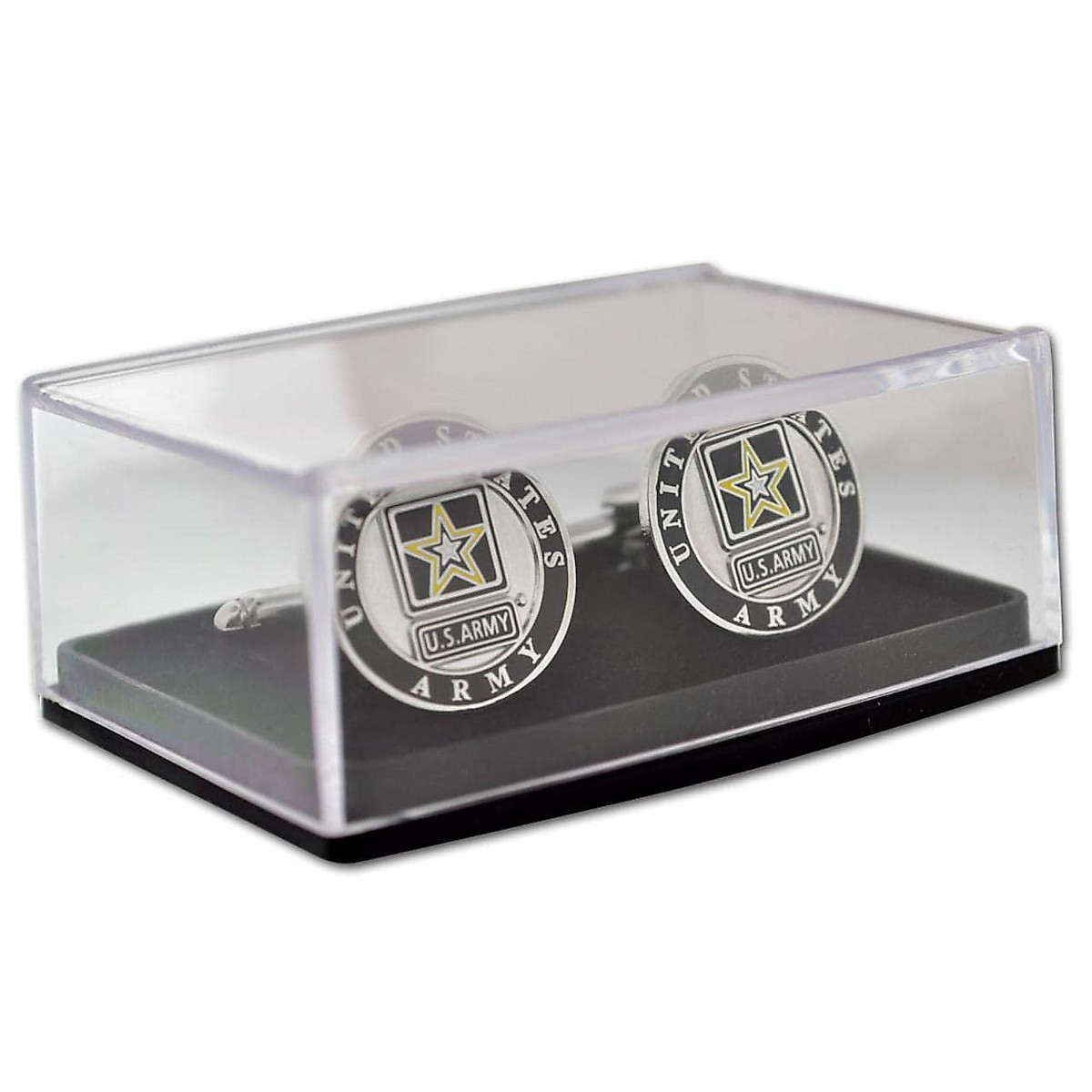 PinMart's Officially Licensed U.S. Army Cufflinks - Silver