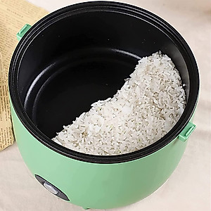 Mini Rice Cooker, 1.8L Small Multi-Function Rice Cooker, Suitable for 1-3 People Rice Cooker, with Detachable Non-Stick Pan and Heat Preservation Function (Color : Orange)