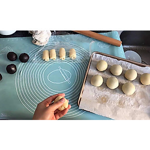 Walooza 11 Inch Baking Sheets Pan Nonstick Set of 2, Cookie Sheet Replacement Toaster Oven Tray，Deep Size 1 inch Bakeware, Non Toxic & Heavy Duty & Easy Clean
