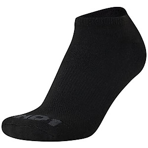 AND1 Men's Socks - Athletic Cushion Low Cut Socks (12 Pack), Size 6-12.5, Black