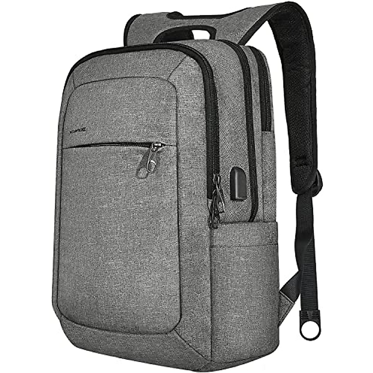 KOPACK Laptop Backpack, 15.6 Inch Slim Anti-Theft Laptop Backpack with USB Charging Port, Functional Travel Business College Commute Backpack, with Multiple Compartments for Men Women High Schoolers