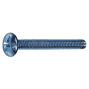 Hillman 831453 1/4-20 X 1- 1/2-Inch Stainless Steel Truss Head Combo Machine Screw, 100-Pack