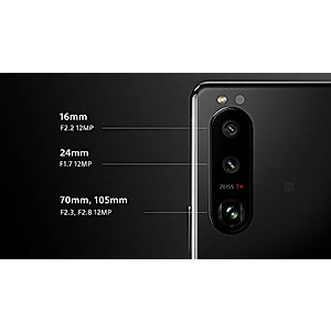 Sony Xperia 5 III 125GB 5G Factory Unlocked Smartphone, Black [U.S. Official w/Warranty]