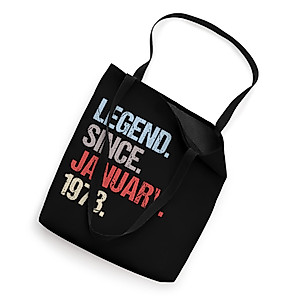Legend since January 1973 vintage birthday Tote Bag