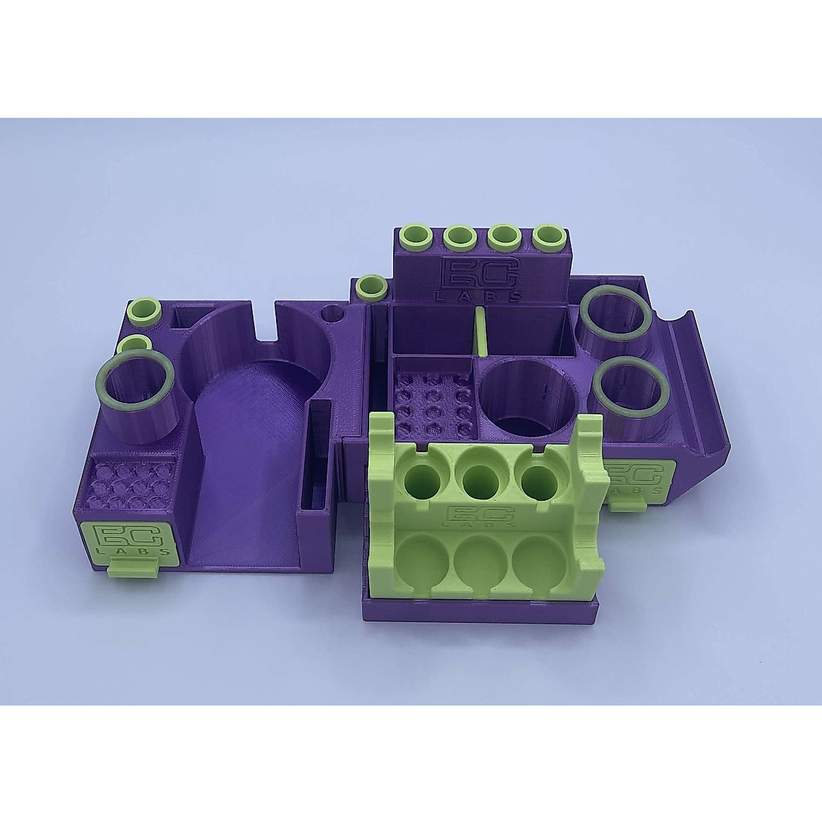 BC Labs Dab Rite Modular Caddy Purple Green