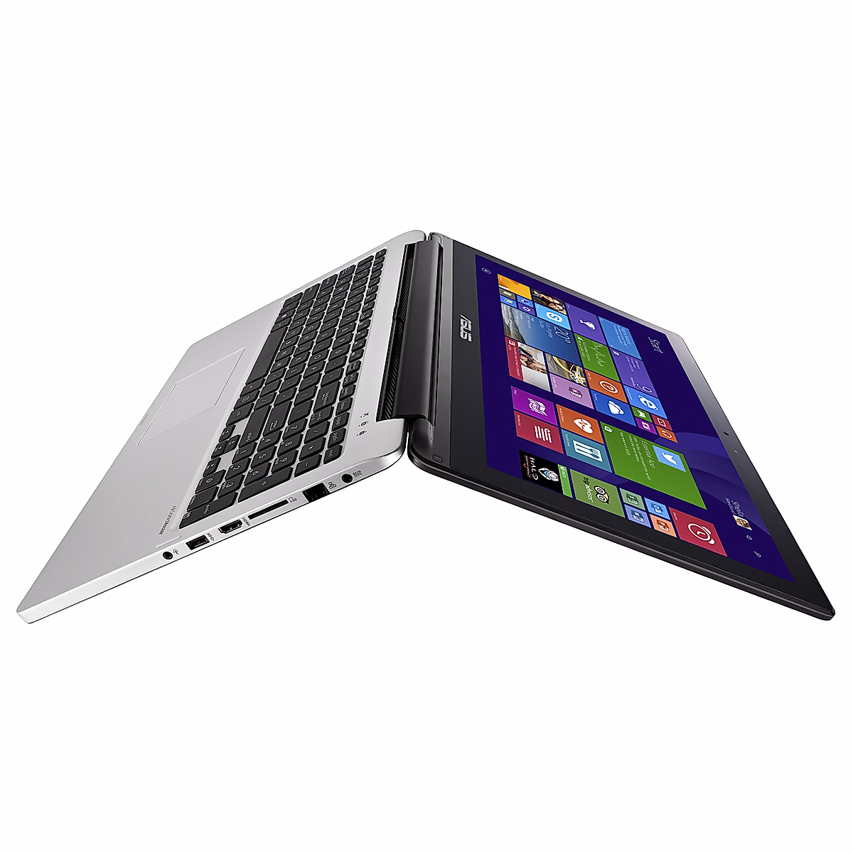 ASUS Flip 2-in-1 TP500LA-AS53T Laptop (Windows 8, Intel Core i5-5200U 2.2 GHz, 15.6" LED-lit Screen, Storage: 1 TB, RAM: 8 GB) Black/Silver