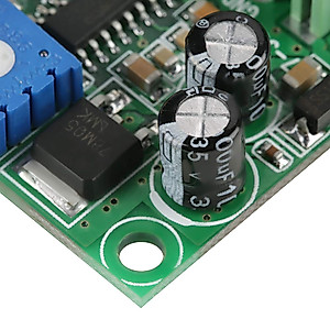 Voltage to PWM Converter, 0-5V/0-10V Analog Input Voltage to 0-100% PWM Signal 2KHZ-20KHZ Converter Module