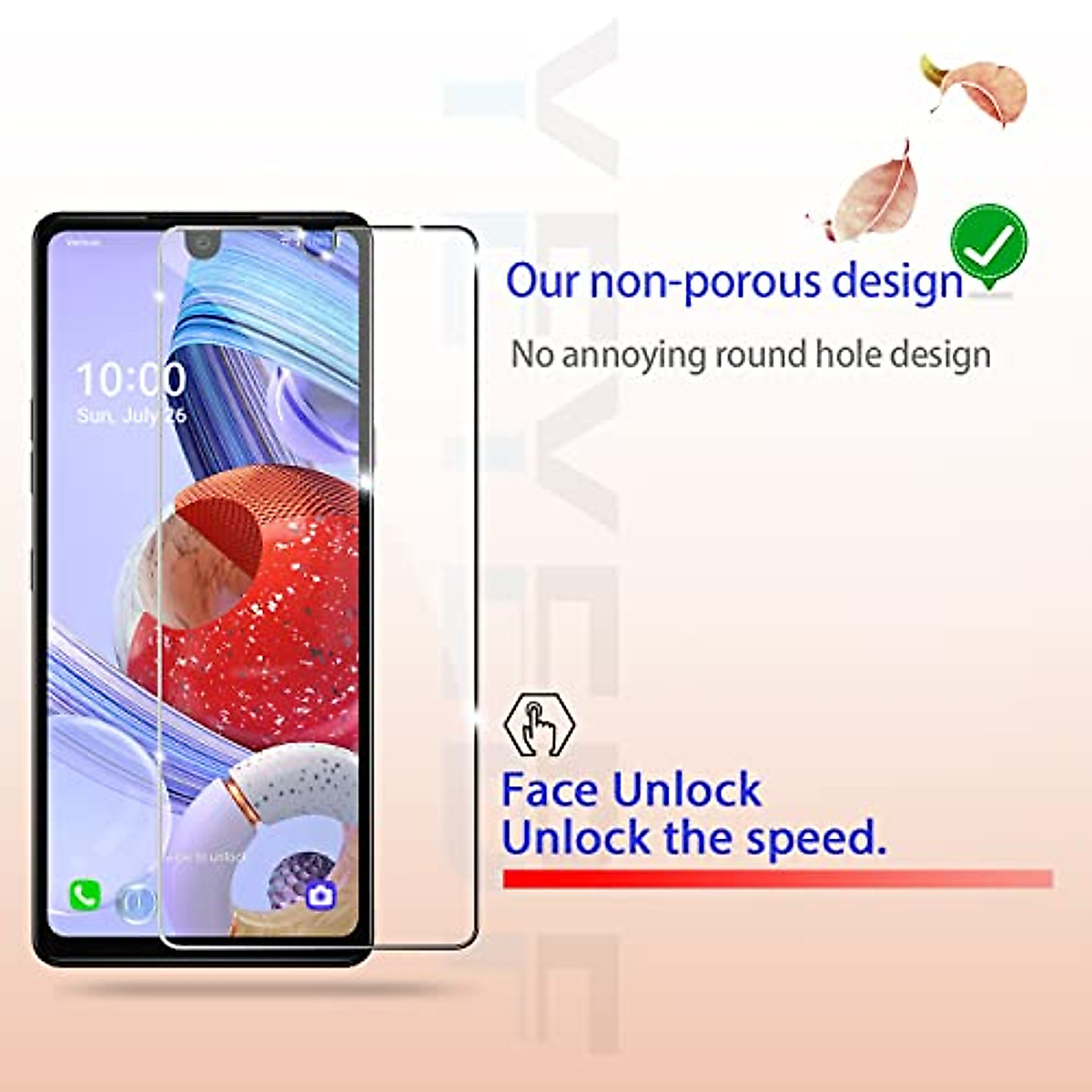 LG Stylo 6 Screen Protector By YEYEBF, [2 Pack]Full Coverage Tempered Glass [Case-Friendly][Bubble-Free][3D Glass] Screen Protector Glass For LG Stylo 6
