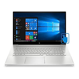 HP Envy 17t CG Home and Business Laptop (Intel i7-1165G7 4-Core, 16GB RAM, 256GB PCIe SSD + 1TB HDD, NVIDIA MX450, 17.3" Touch Full HD (1920x1080), Fingerprint, WiFi, Bluetooth, Win 11 Pro) with Hub