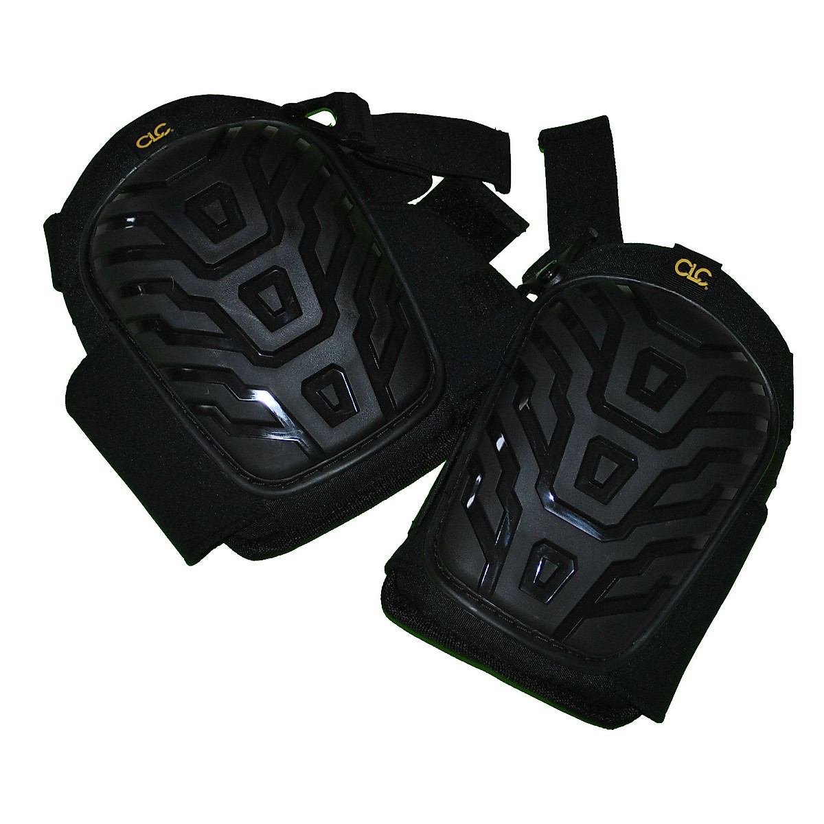 CLC Custom Leathercraft 345 Professional Kneepads, Supportive Gel Cushion, Breathable Neoprene Straps, Over Sized Caps for More Coverage, Ideal for Gardening, Flooring, Cleaning and Construction , Black