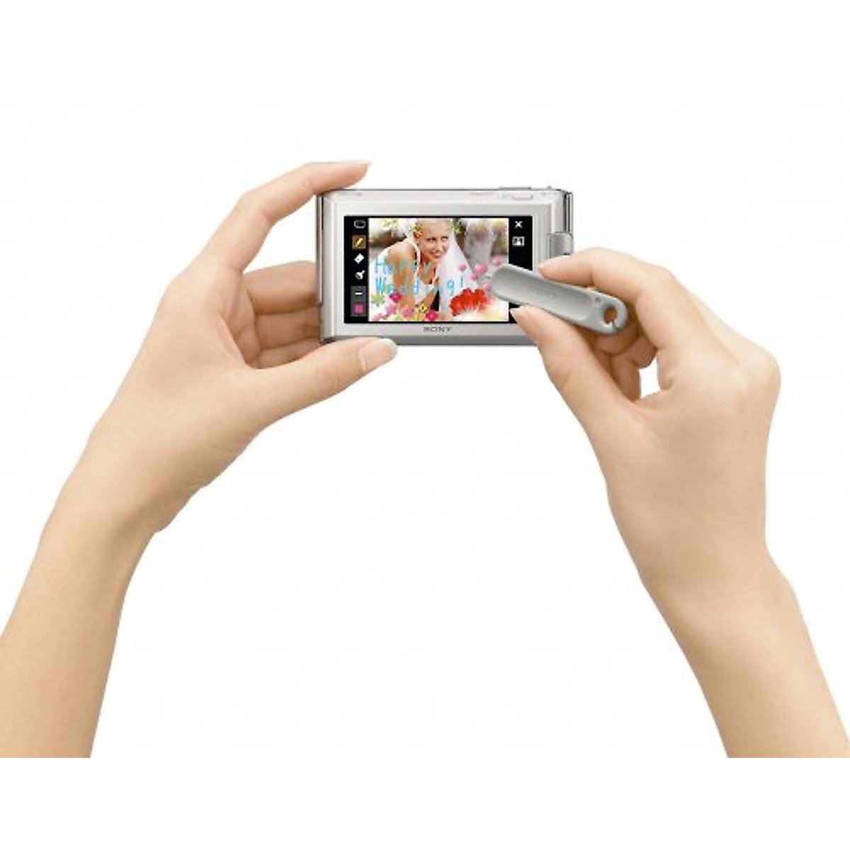 Sony Cyber-shot DSC-T90 12.1 MP Digital Camera with 4x Optical Zoom and Super Steady Shot Image Stabilization (Silver)