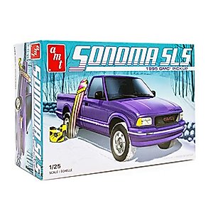 AMT 1995 GMC Sonoma Model Kit - 1/25 Scale Buildable Pickup Truck for Kids and Adults