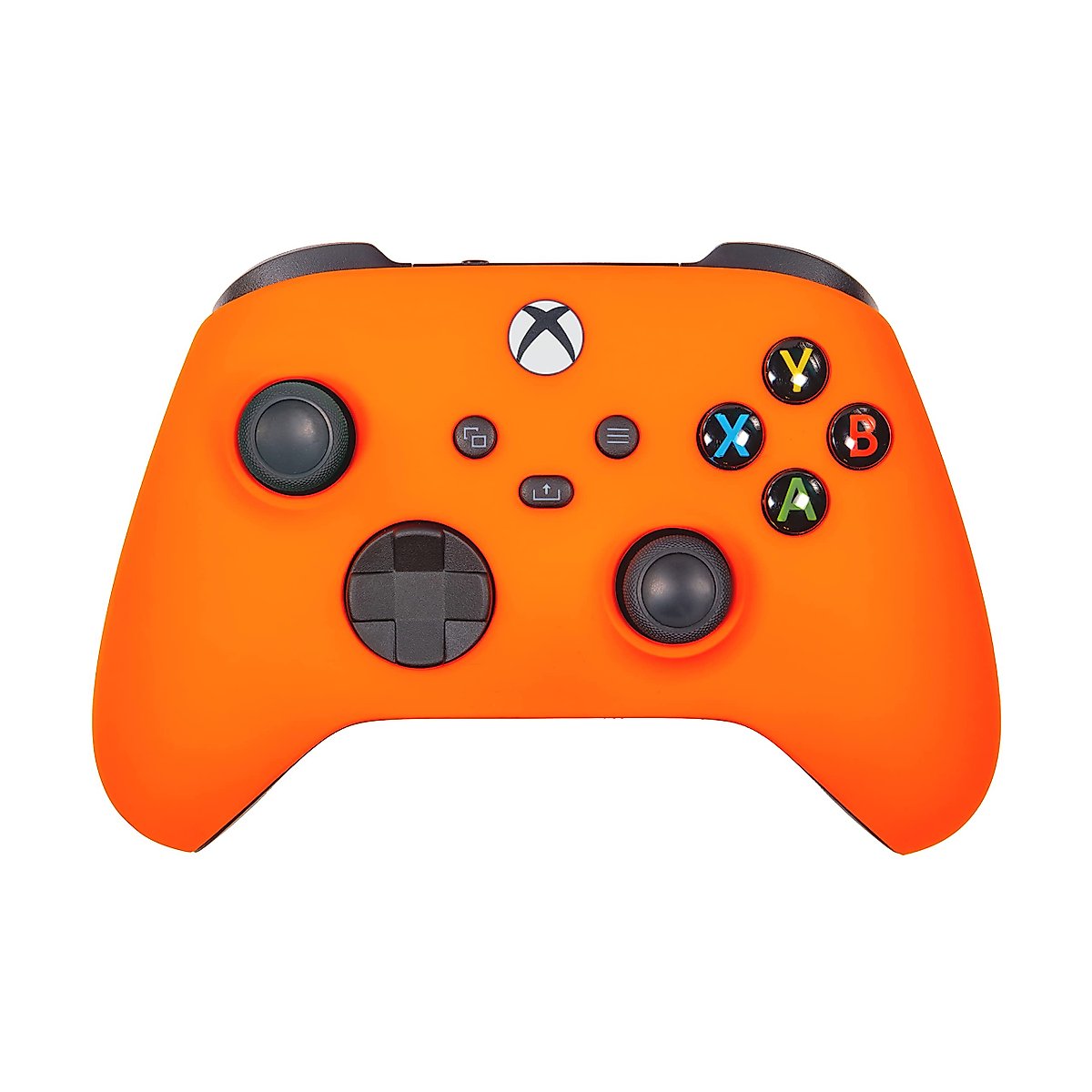 Xbox One Series X S Custom Soft Touch Controller - Soft Touch Feel, Added Grip, Neon Orange Color - Compatible with Xbox One, Series X, Series S