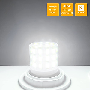 Refrigerator AC 100-265V 3.5W Replacement LED Light Bulb KEI D34L E26 40W Halogen Equivalent Lamp Daylight White 6000K 600Lm 4W Appliance T10 Kitchen Medium Screw Base Non-Dimmable Corn Bulbs 2 Pack