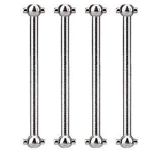 RC Car Drive Shafts, 4 Pcs Metal Dog Bone Drive Shafts for 1/18 RC Car AccessoryModel car Accessories