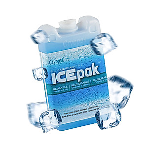 Cryopak Hard Shell Reusable Ice Pack, 3x5 (Pack of 4)