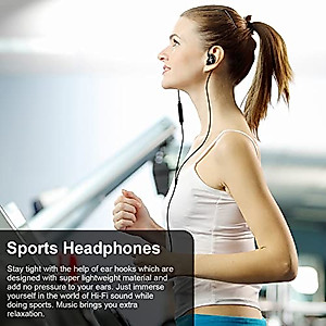 APETOO Sports USB C Headphone Wired Earbuds with Mic Hi-Res DAC,Noise Cancelling Earphones in-Ear Headset Earhooks for Samsung S22 S21 Ultra 5G S20+ S20FE Z Flip4 Fold4,Pixel 7 6 6a 5 4XL,Oneplus 10T