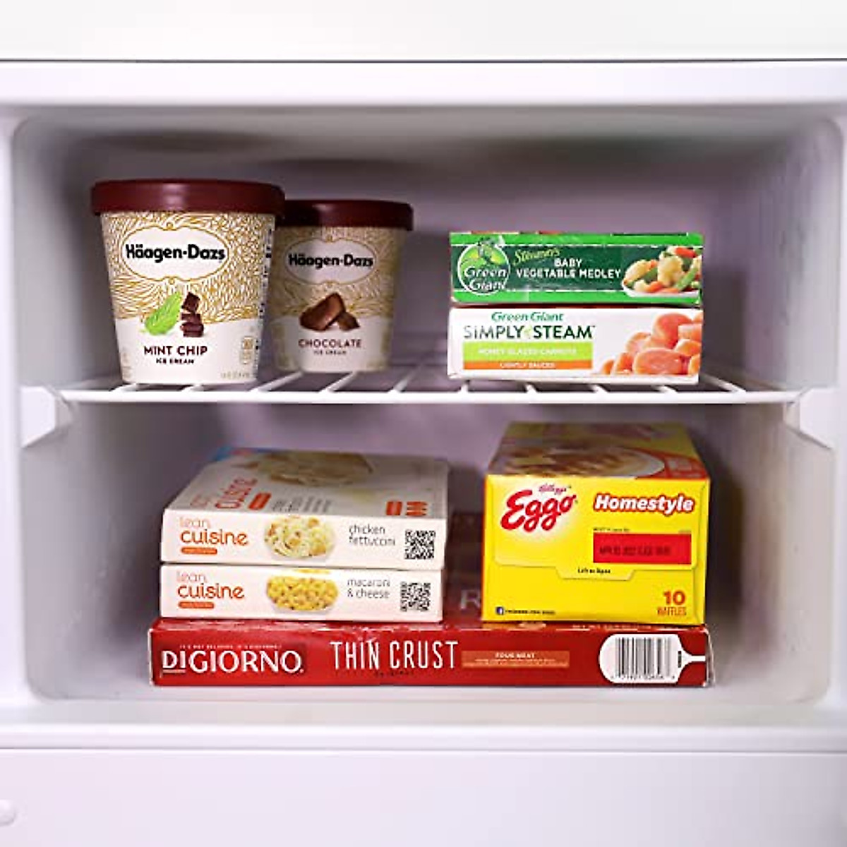 Magic Cool MCR74V0W Apartment Refrigerator Freestanding Slim Design Full Fridge with Top Freezer for Condo, House, Small Kitchen Use, White